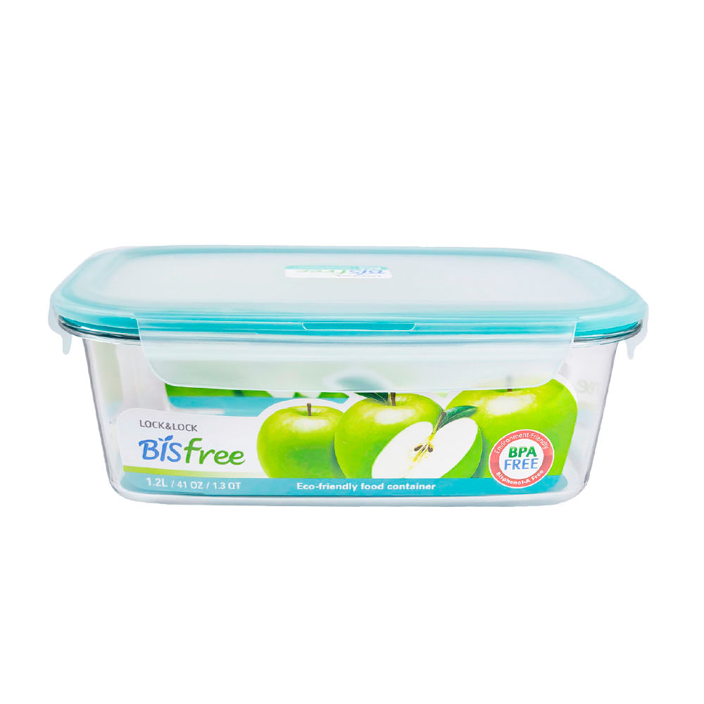 Envase Rectangular Lock & Lock Tabletop Tritan 1.2L - Metro.pe