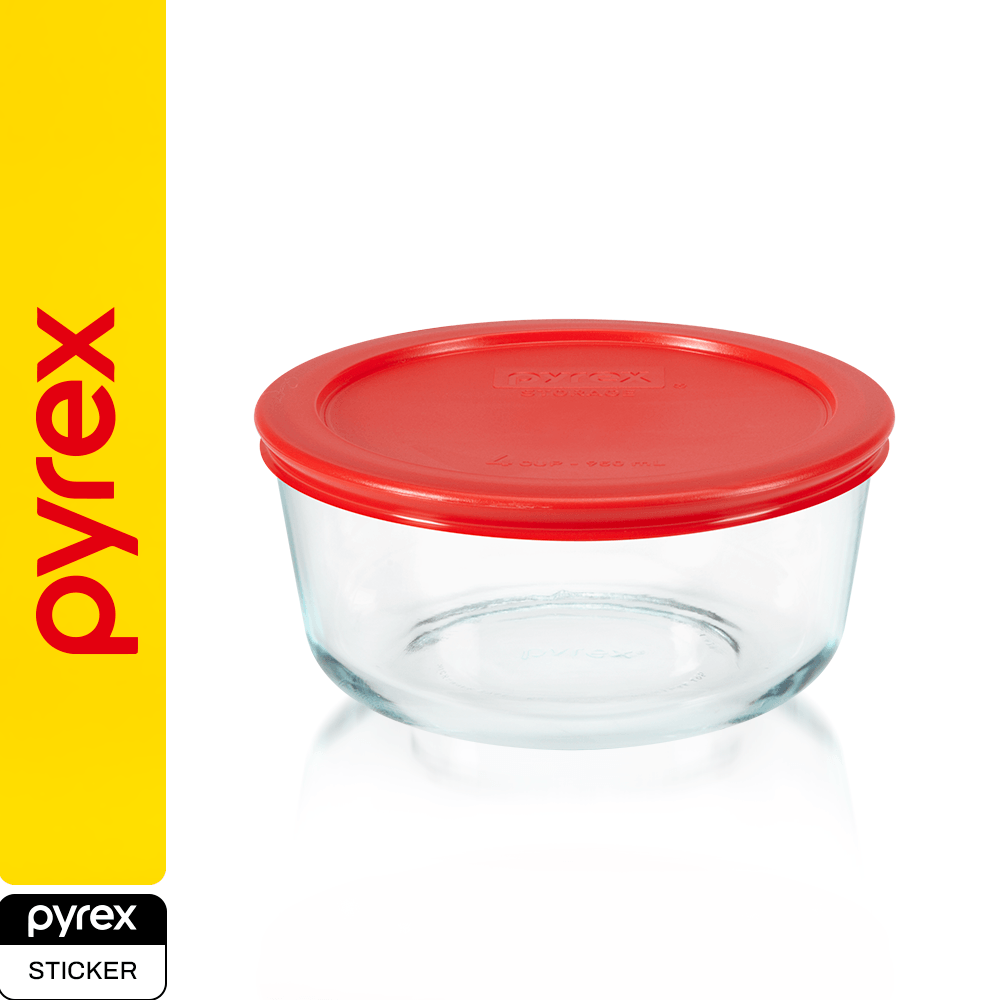 Recipiente Redondo con Tapa Pyrex Plus 4tz 946ml - Metro.pe