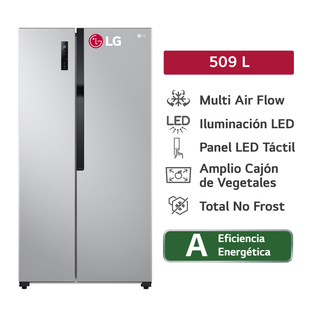 Refrigeradora LG Side By Side con Total No Frost 508L - Metro.pe
