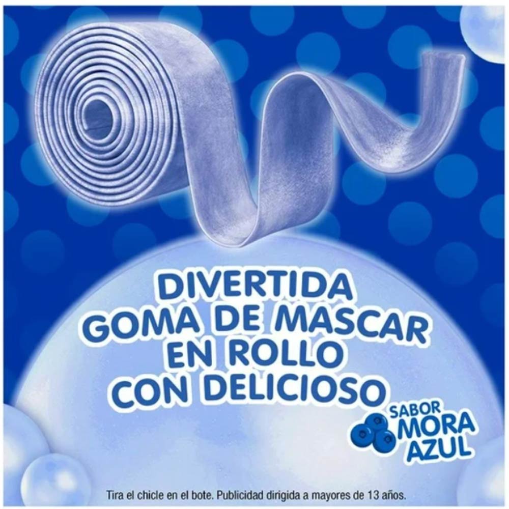 Chicle Bubbaloo Rollo Mora 56.7g - Metro.pe