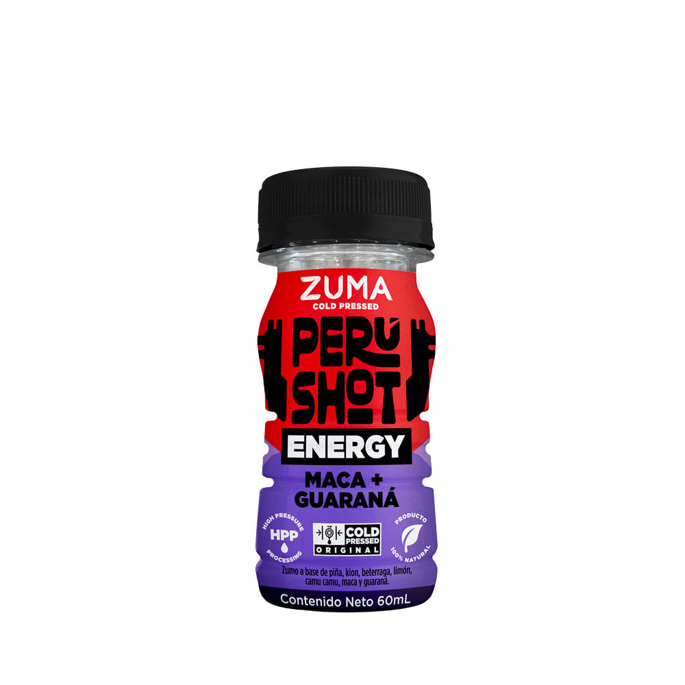 Cold Pressed Zuma Perú Shot Energy Botella 60ml - Metro.pe