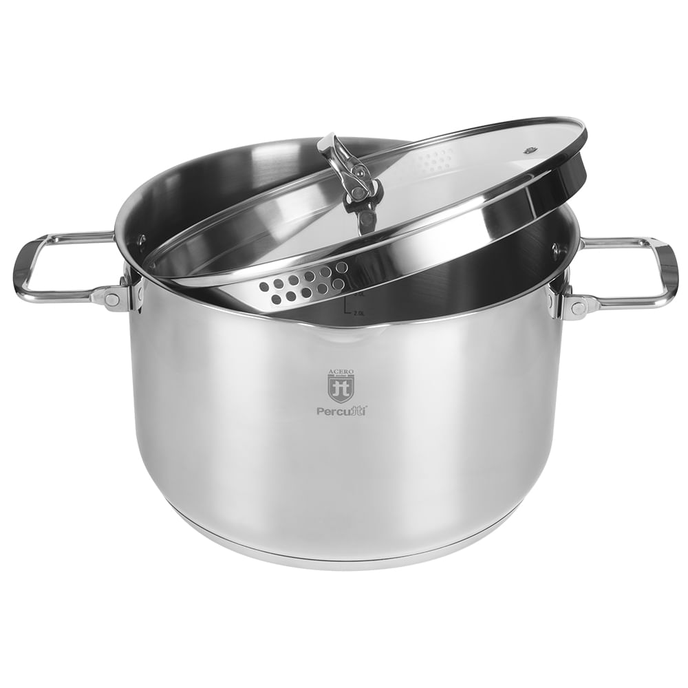 Cacerola Inox Percutti 24cm - Metro.pe