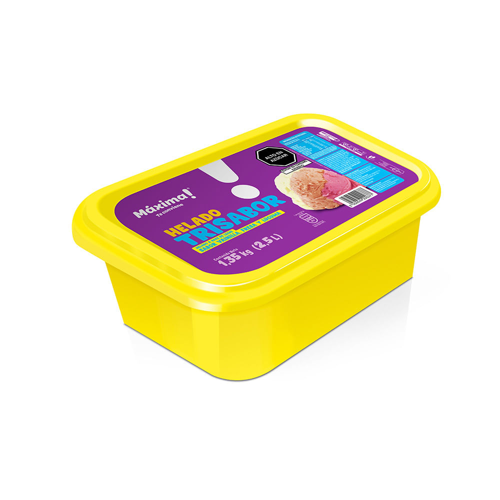 Helado M xima Sabor Trisabor 2.5L - Metro.pe