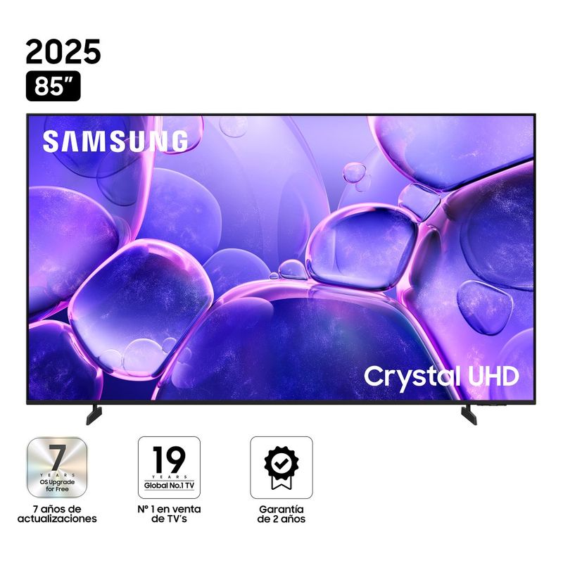 Televisor Smart TV Samsung 85" CRYSTAL UHD U8000F (2025) - Metro.pe