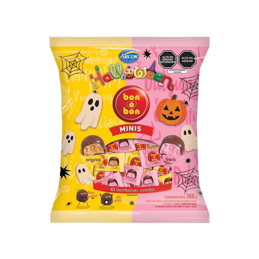Multipack Mini Bon O Bon Halloween 360g - Metro.pe