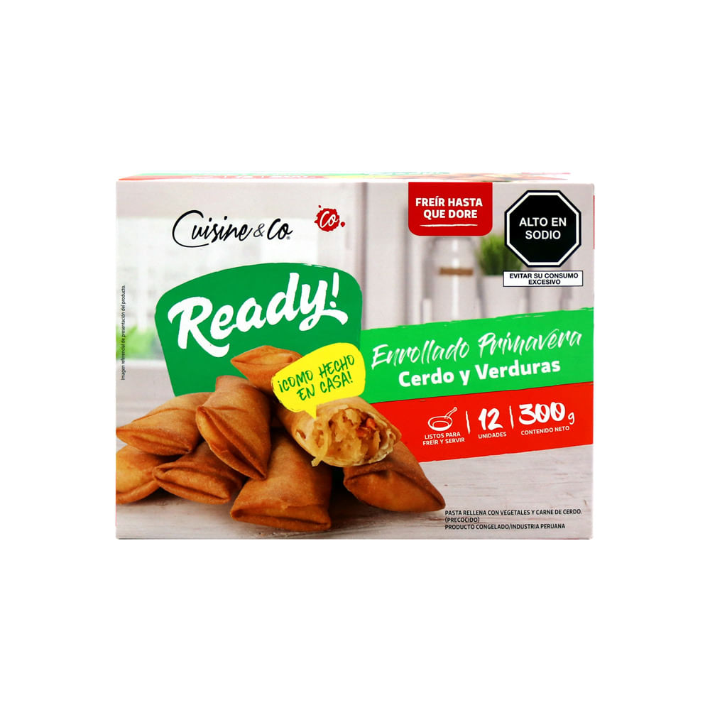 Enrollado Primavera Cuisine & Co Cerdo y Verduras 300g - Metro.pe
