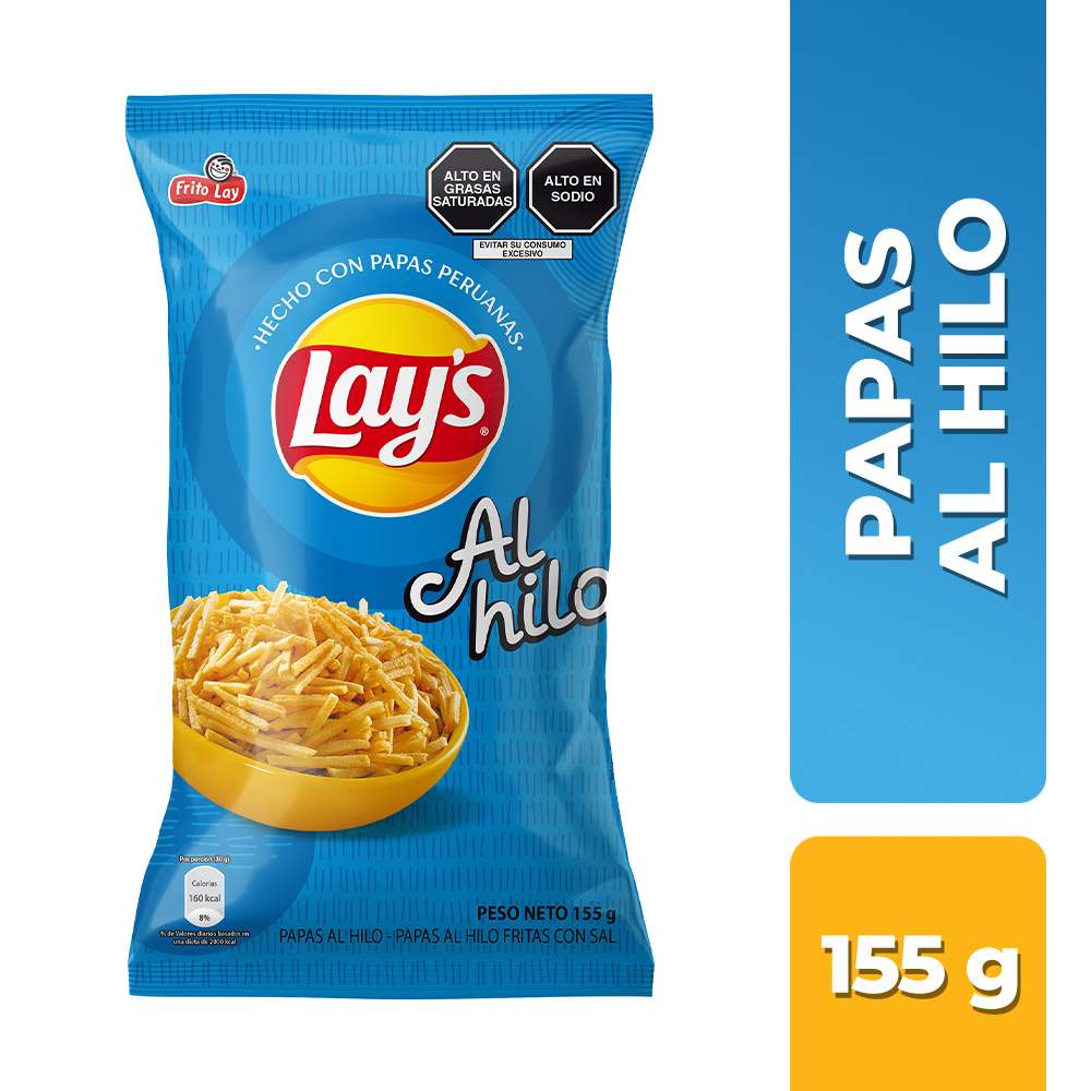 Papas Fritas al Hilo Lay's 155g - Metro.pe
